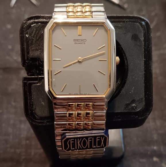 Seiko | Accessories | New Without Tags Seikoflex Tank Watchtwo Tone ...